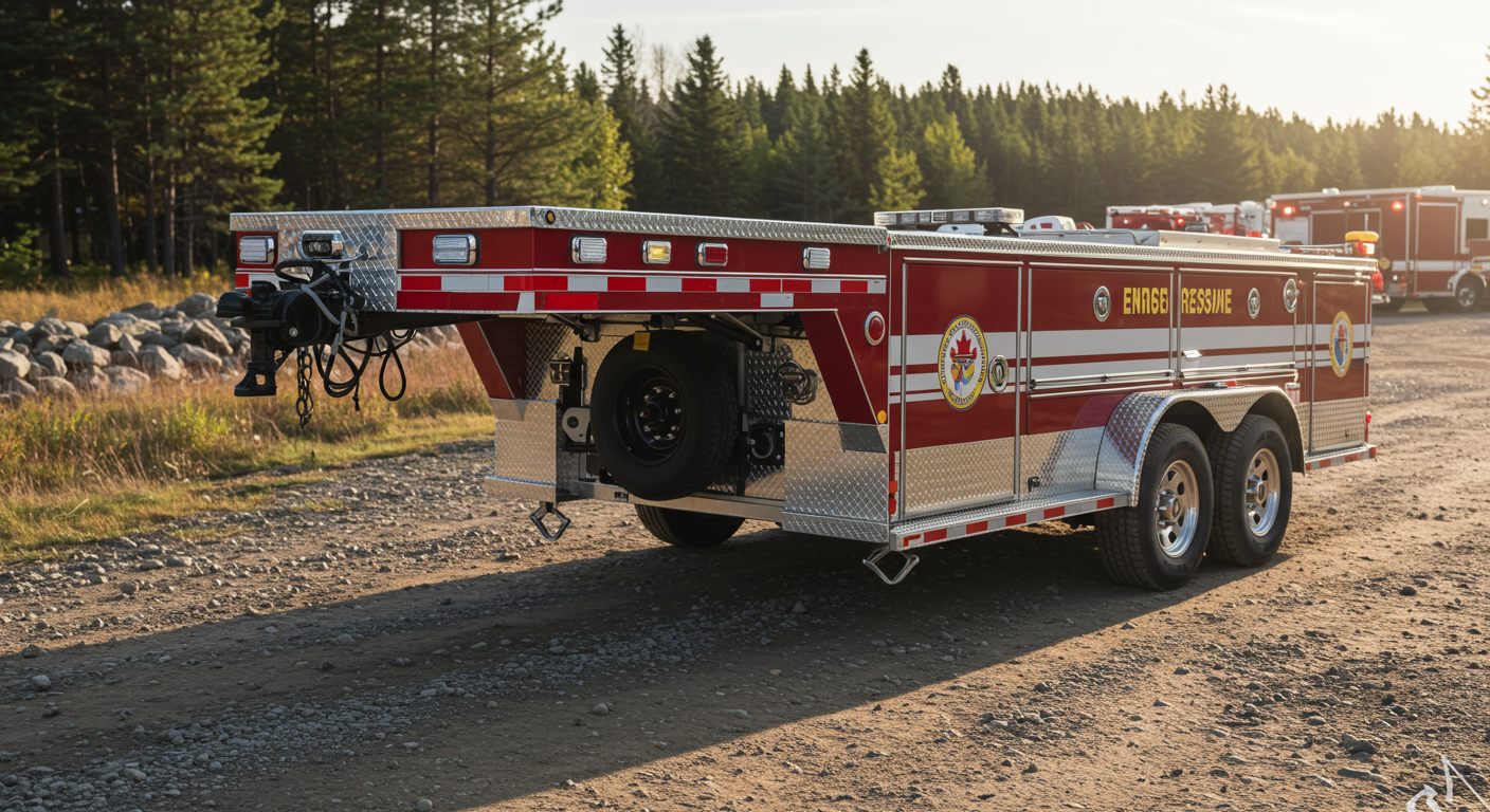 Flexiride Axles for Emergency Trailers – Canadian Axle Inc.