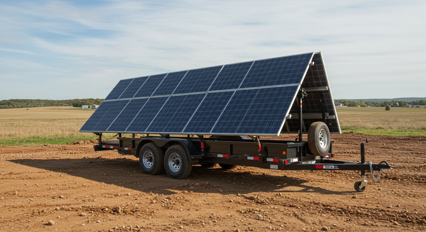 Solar Panel Trailer Suspension: Flexiride – Canadian Axle Inc.